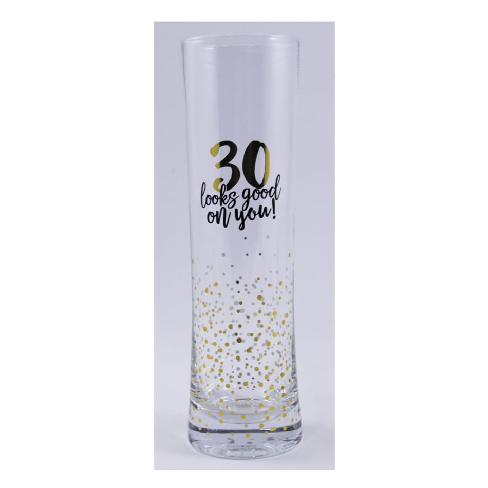 30th Birthday Glass • La Rondine Occasions
